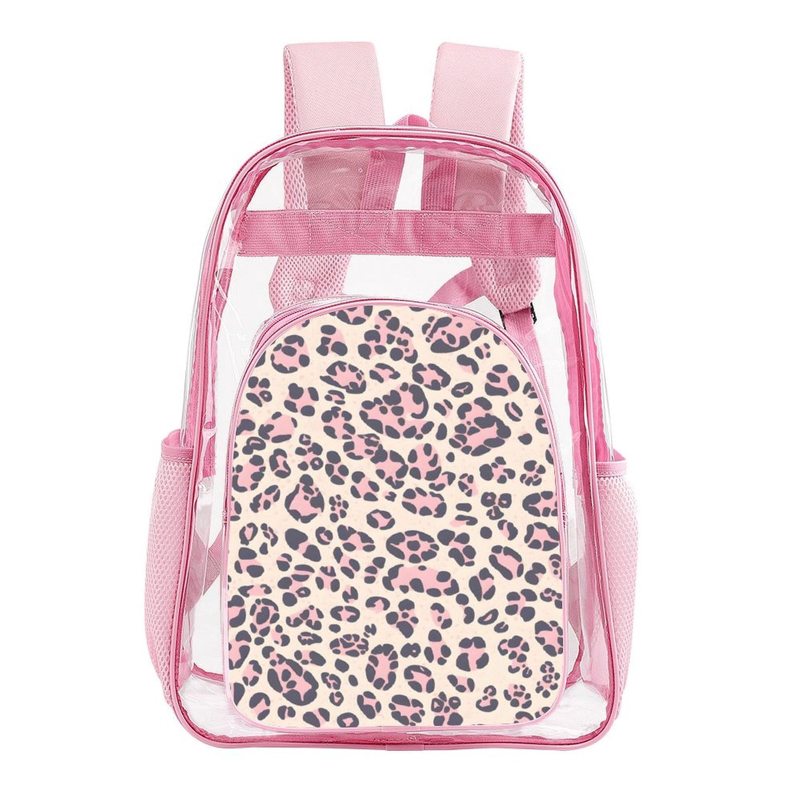 17in Transparent Schoolbag With Net Pocket Shoulder Strap Elastic ...