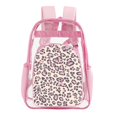17in Transparent Schoolbag With Net Pocket Shoulder Strap Elastic ...