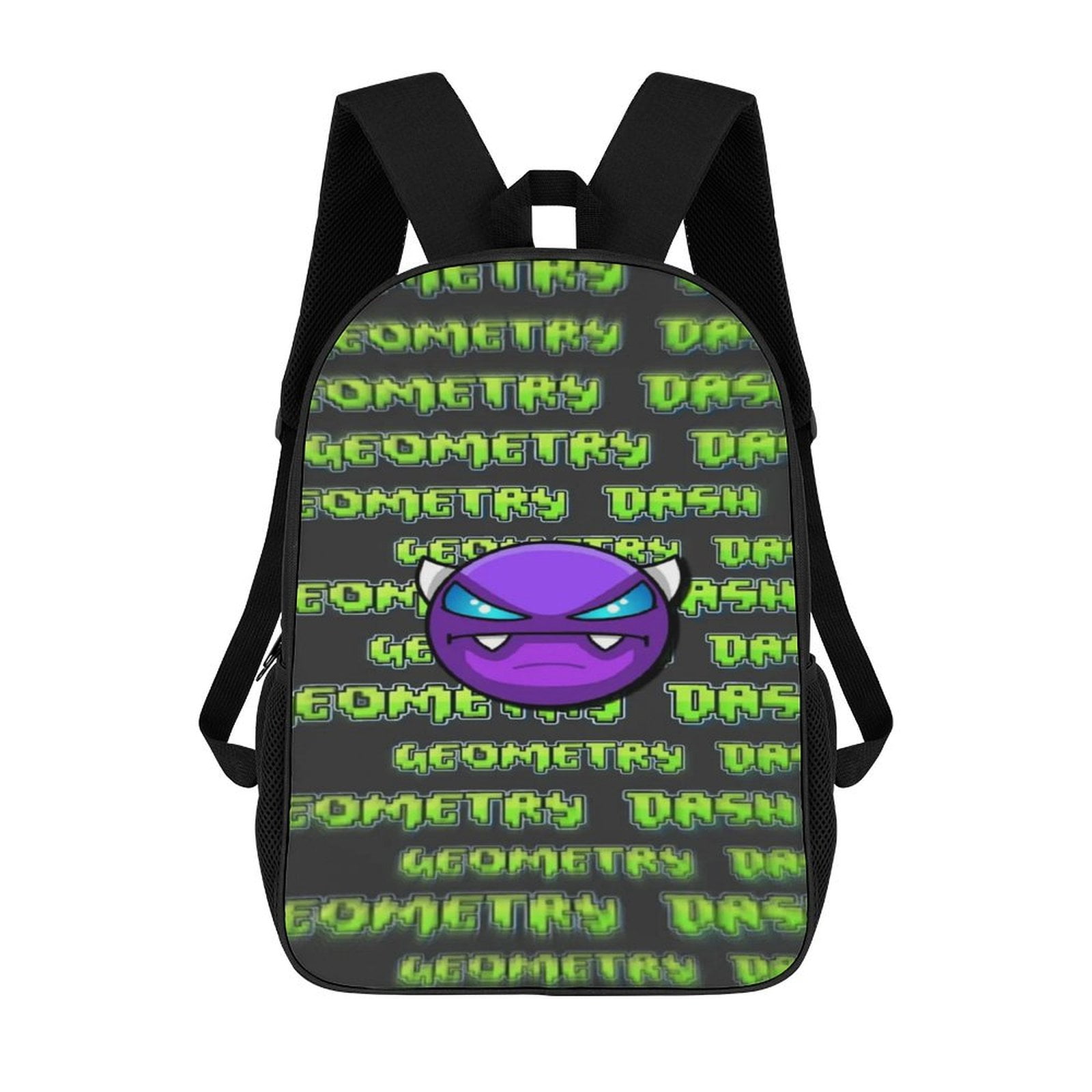 17In Geometry Dash Backpac 3D Print Laptop Backpac Lightweight Shoulder ...