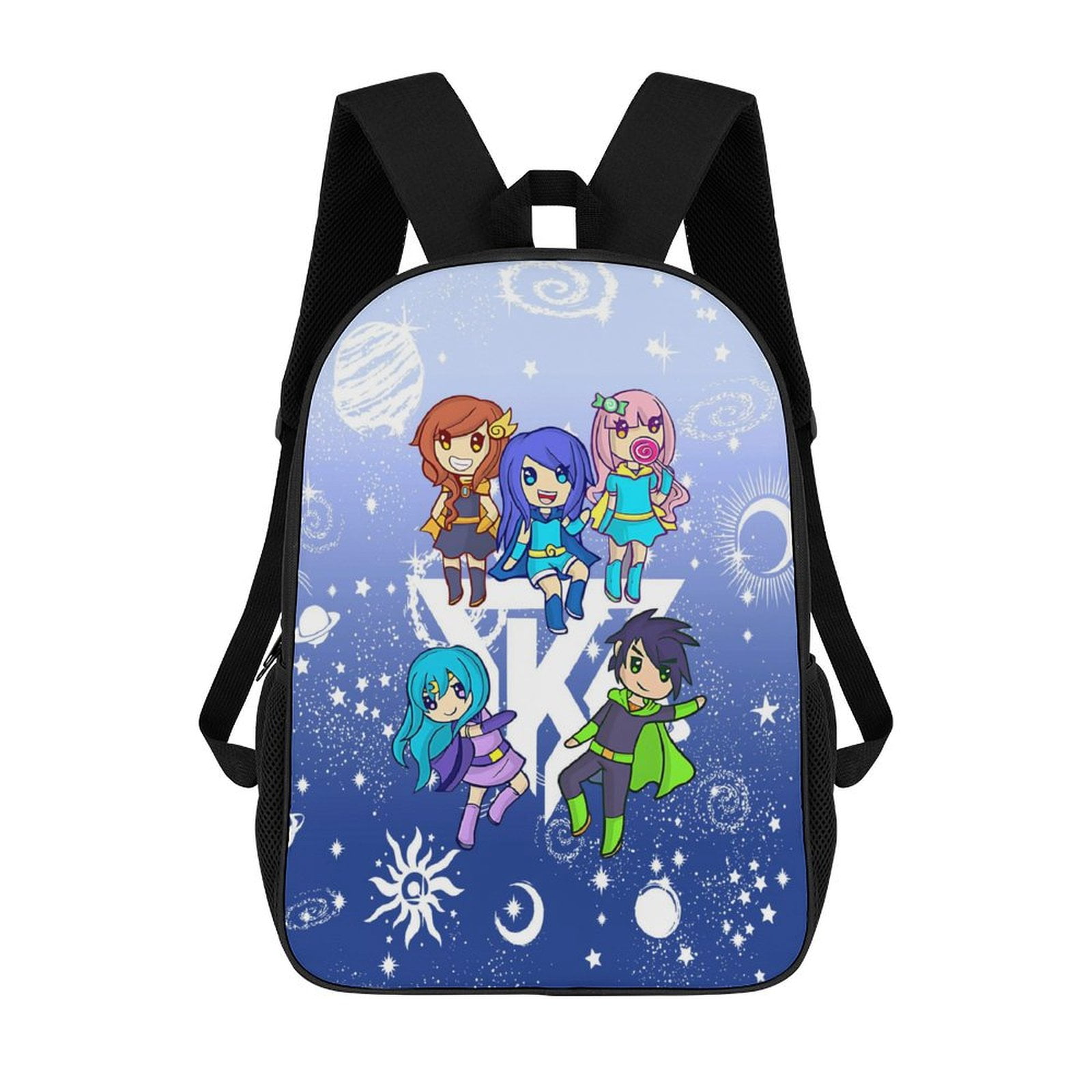 17inch ItsFunneh Krew Backpack Green Camouflage Laptop Backpack ...