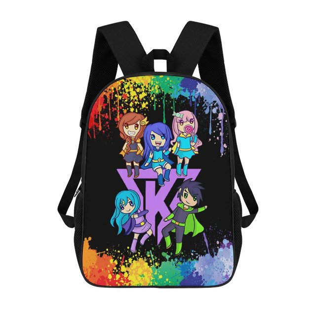 17inch ItsFunneh Krew Backpack Green Camouflage Laptop Backpack ...