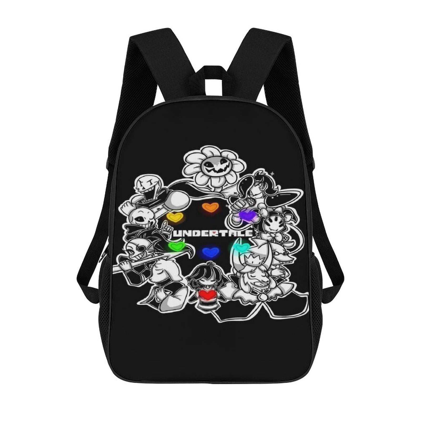17inch Undertale Sans Backpack Green Camouflage 3D Print Laptop ...