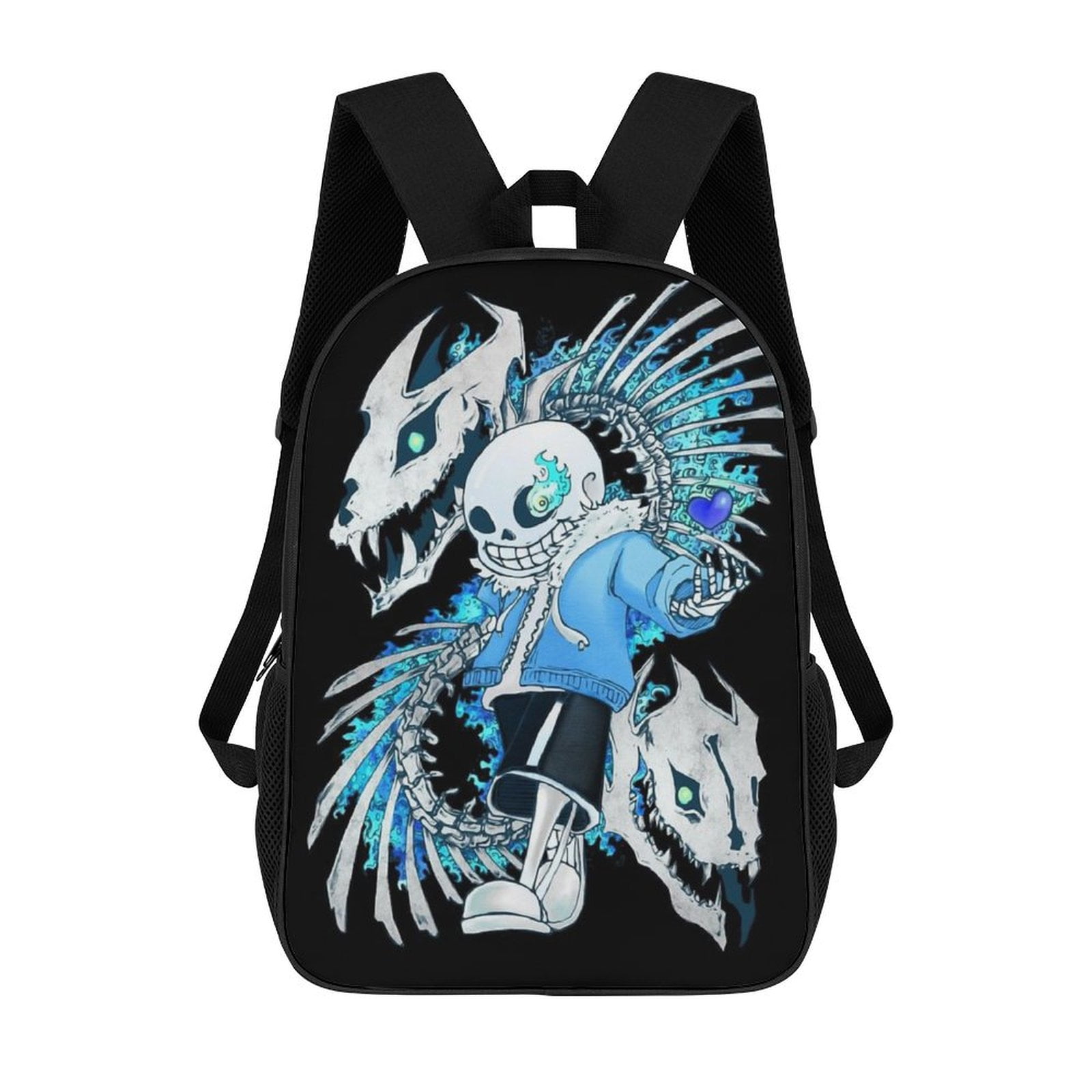 17In Undertale San Backpac 3D Print Laptop Backpac Lightweight Shoulder ...