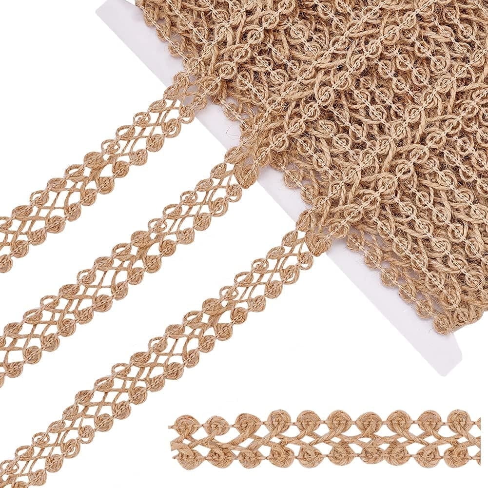 17mm Gimp Braid Trim 15 Yards Jute Ribbon Fabric Trim Lace Trim ...