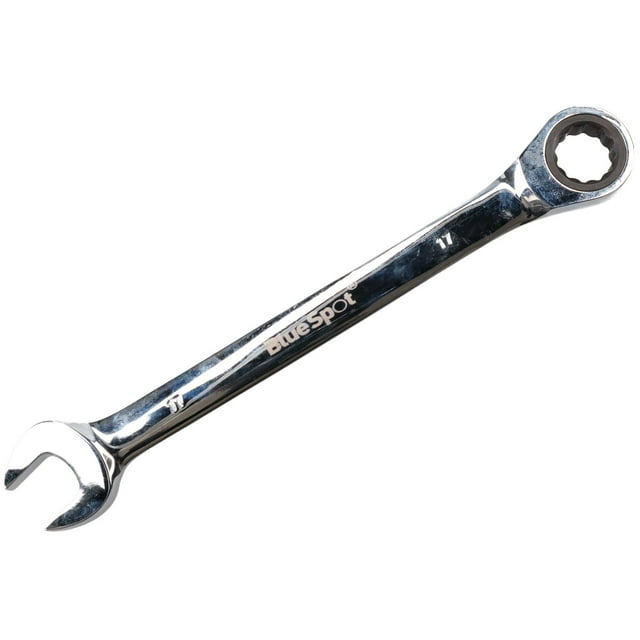 17mm Metric Ratchet Combination Spanner Wrench 72 Teeth Reversible ...