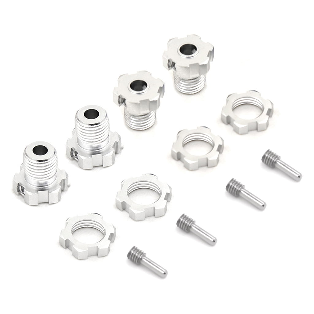 17mm Splined Wheel Hubs Nuts with Pins Assembly Parts for E-Maxx E-Revo ...