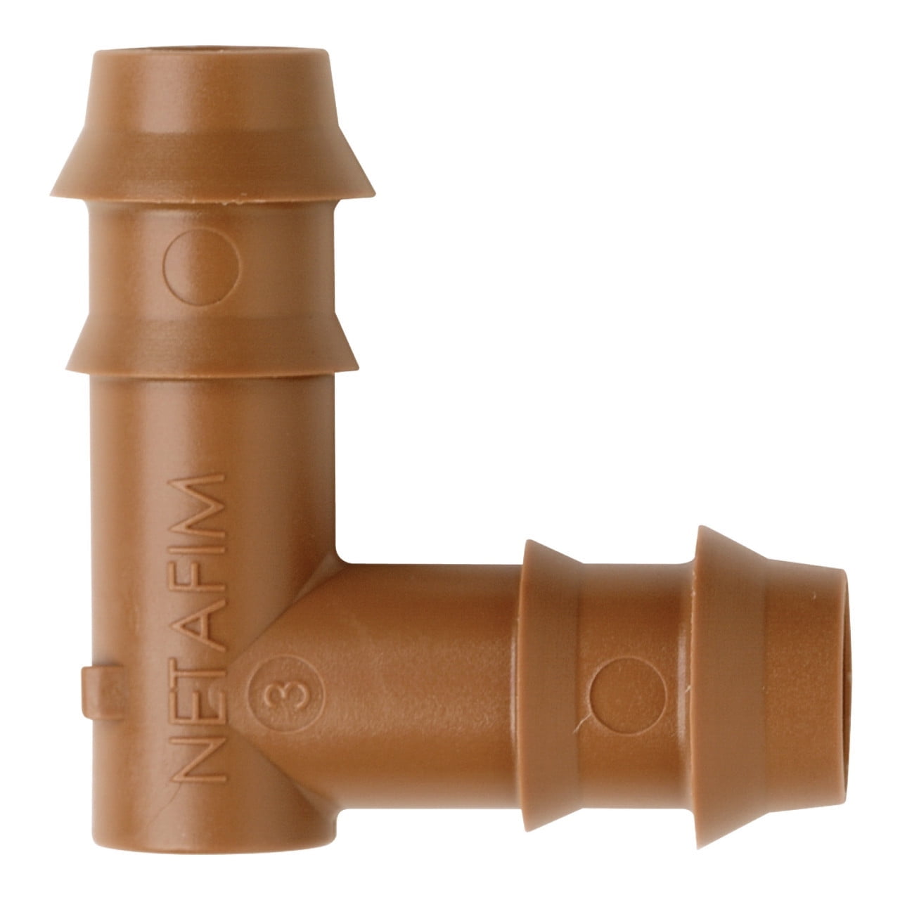 17mm Techline Elbow Fitting for Driplines and Tubing, 90 Degree Bend ...