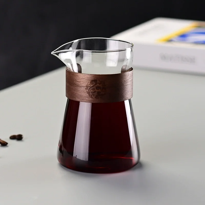 17oz/500ml Glass Coffee Pot Carafe High Borosilicate Espresso Shot ...