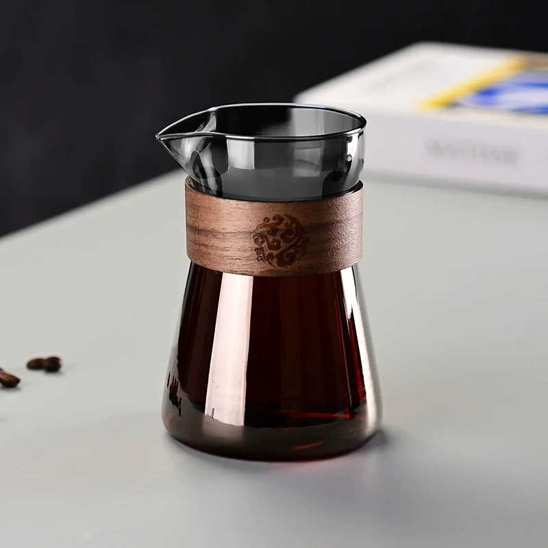 17oz/500ml Glass Coffee Pot Carafe High Borosilicate Espresso Shot ...