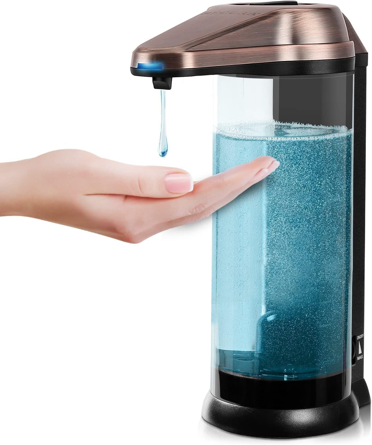 17oz Automatic Liquid Soap Dispenser, Touchless Operated Hand Soap ...