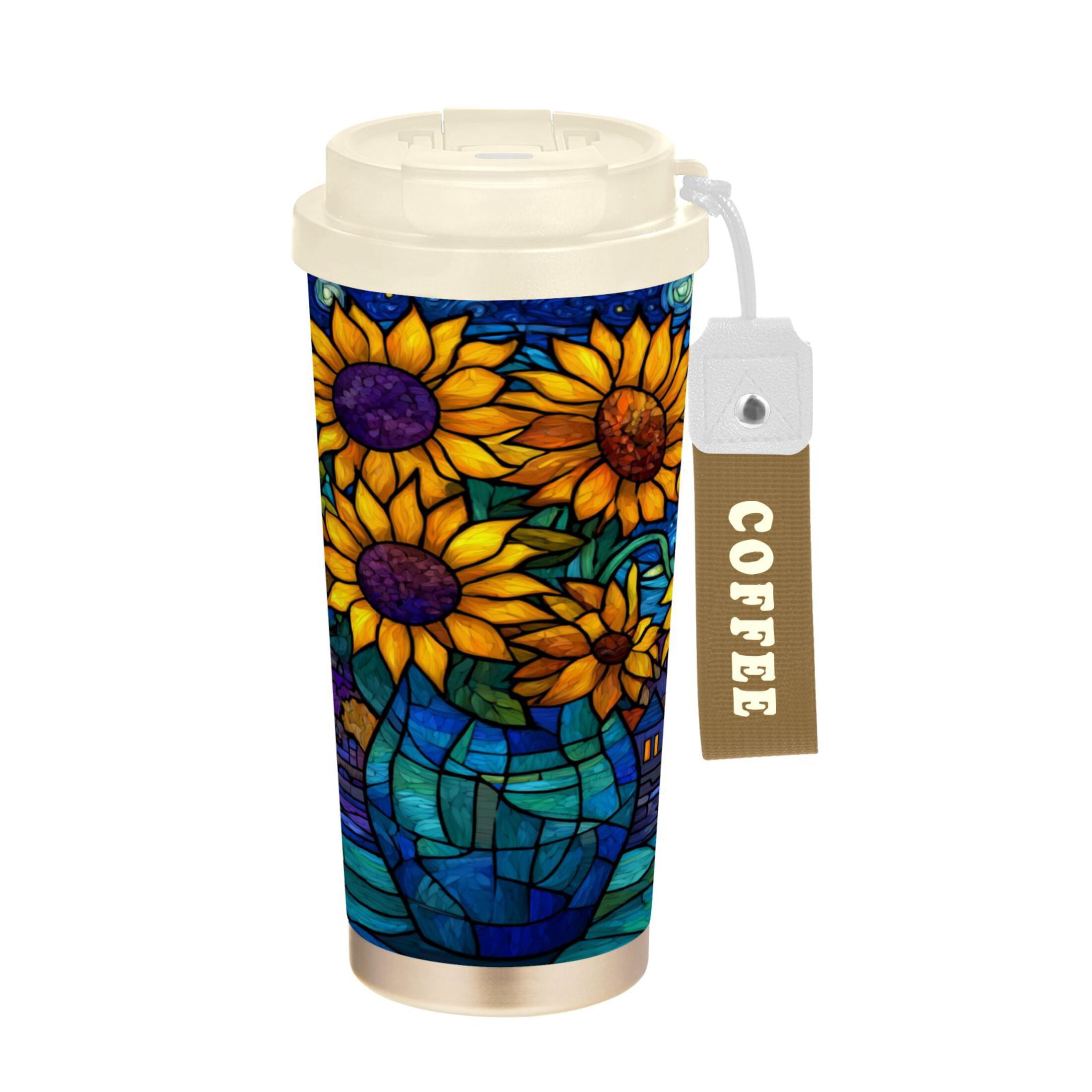 17oz Insulated Tumbler 316 Stainless Steel Double Wall Vacuum Coffee ...