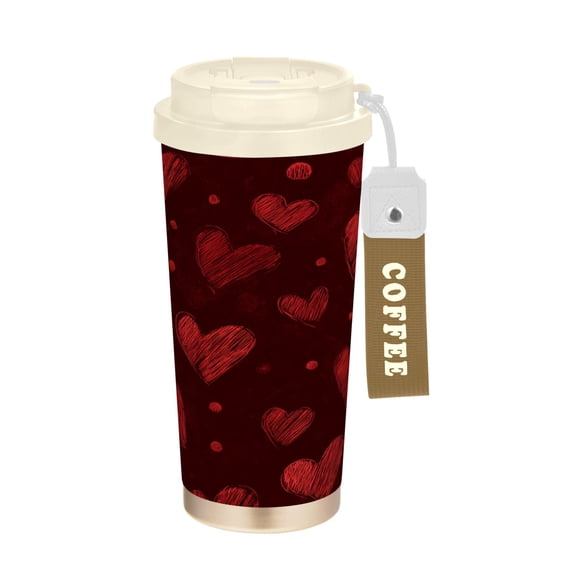 17oz Insulated Tumbler 316 Stainless Steel Double Wall Vacuum Coffee ...