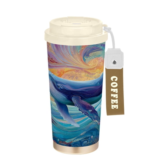 17oz Insulated Tumbler 316 Stainless Steel Double Wall Vacuum Coffee ...