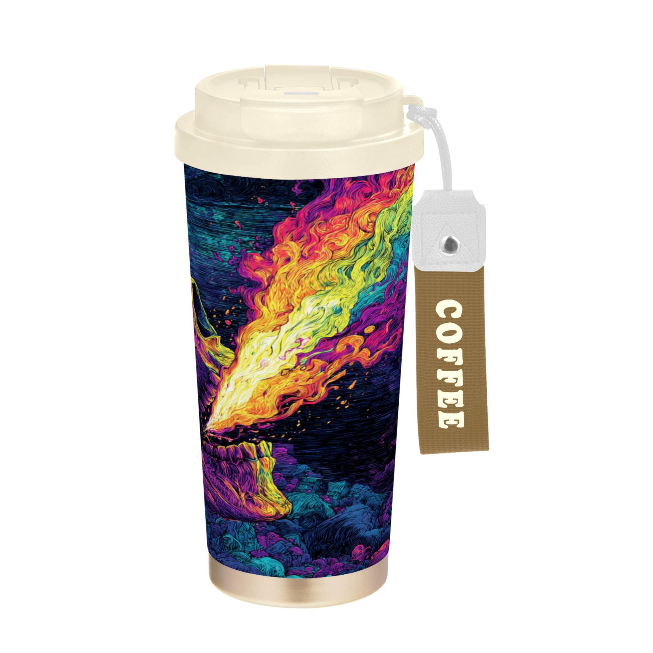17oz Insulated Tumbler 316 Stainless Steel Double Wall Vacuum Coffee ...