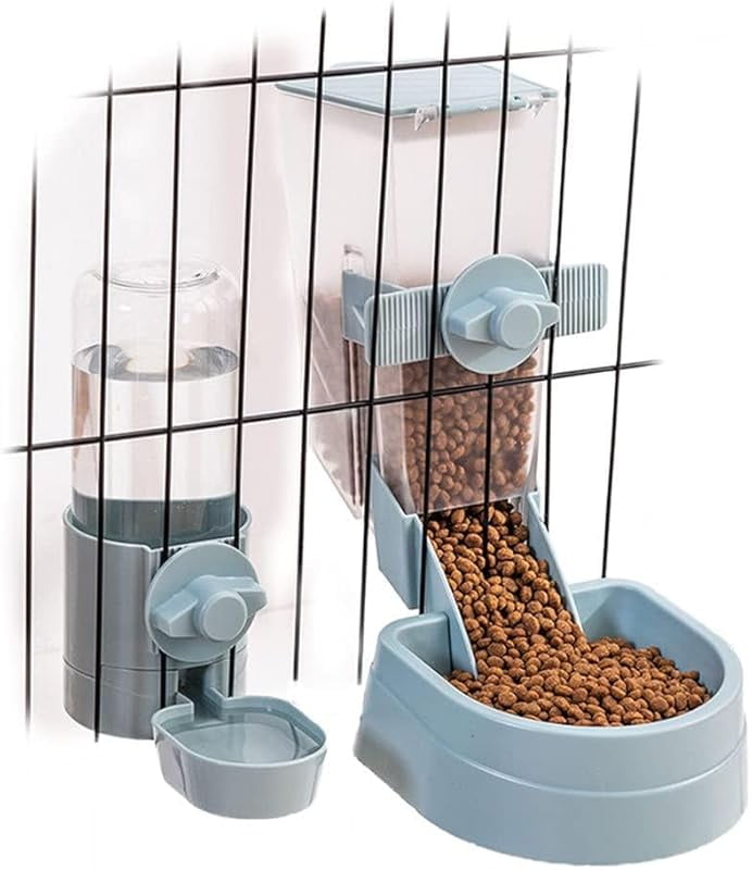 17oz No Leak Rabbit Waterer Feeder, No Drip Water Feeder Water Bowl for ...