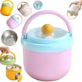 17oz Portable Lunch Food Jar with Handle,SUS 304 Stainless Steel Leak ...