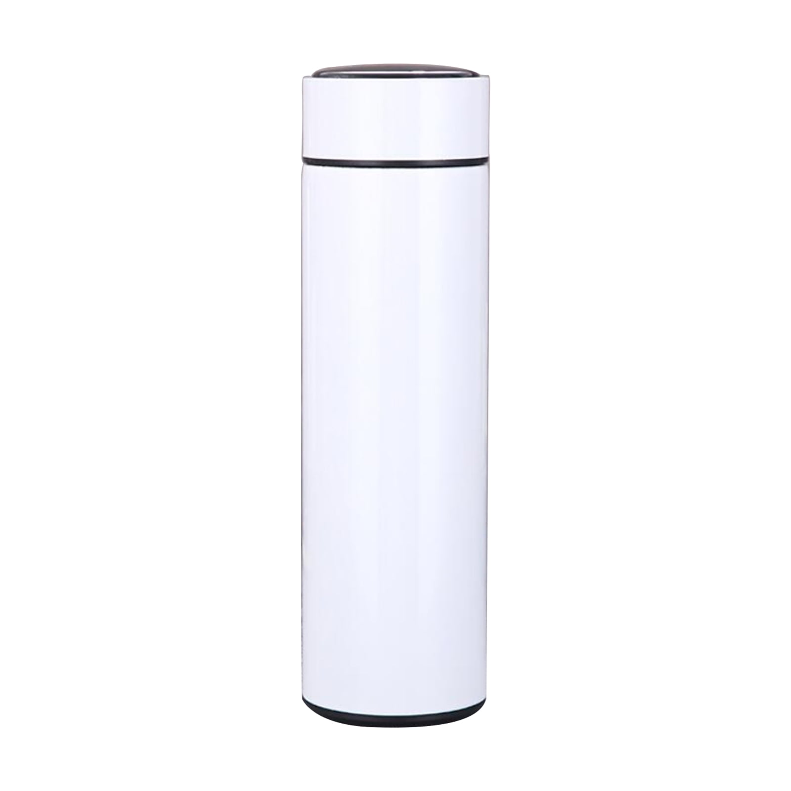 17oz White Slim Travel Coffee Mug - Double Walled, Vacuum Insulated ...