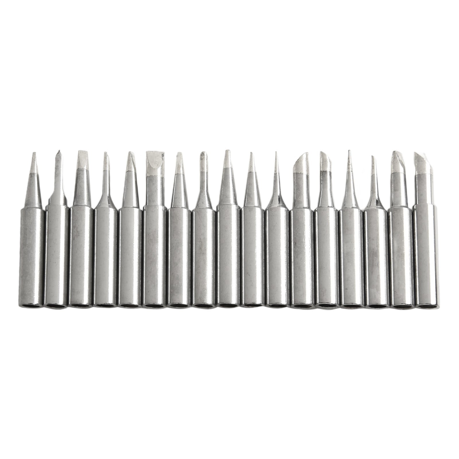 17Pcs 900M-T Soldering Iron Tips Set Welding Nozzle Internal Heated ...