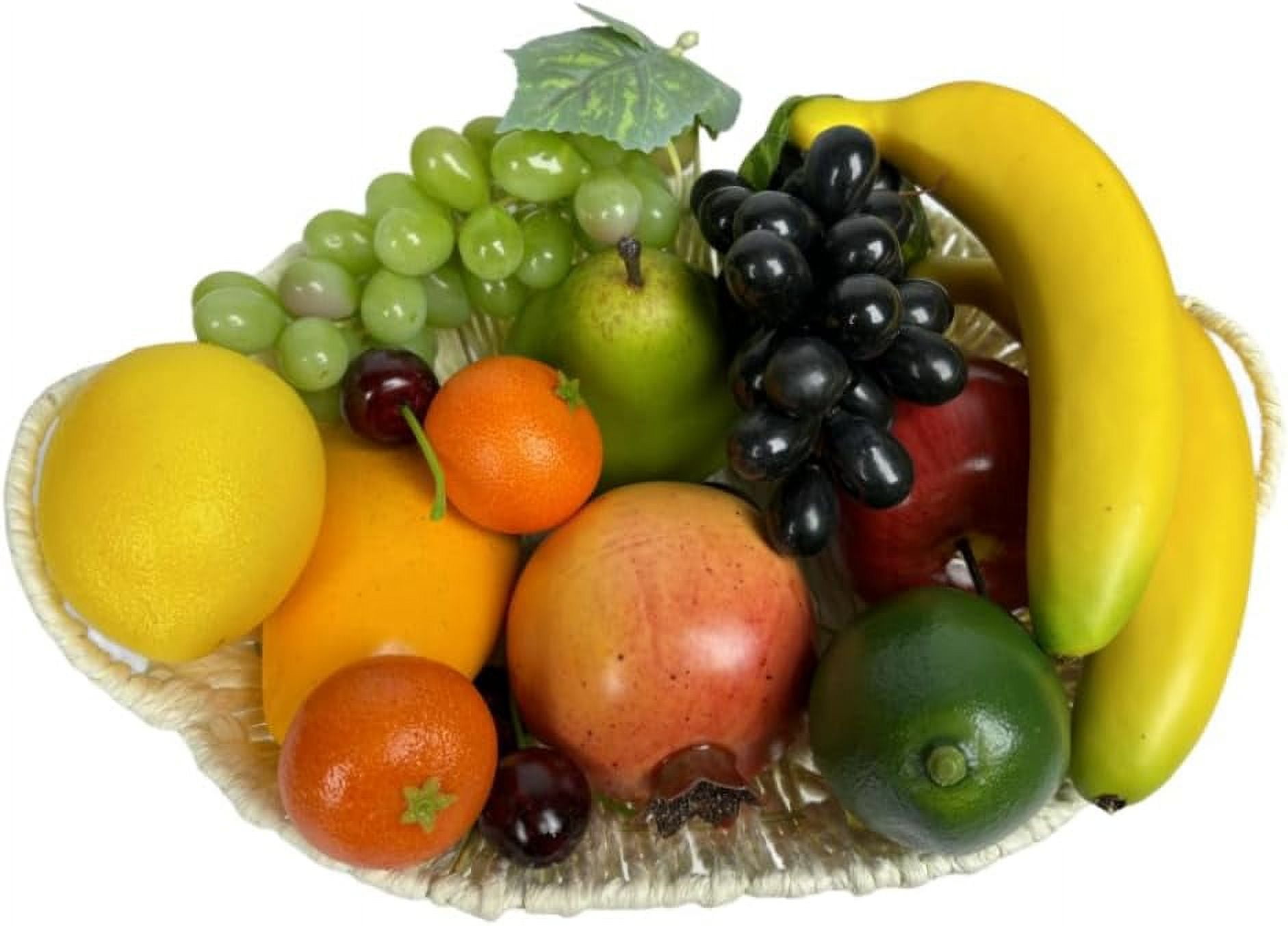 17pcs Artificial Mixture Fruits,Simulation Fruit Props for Photography ...