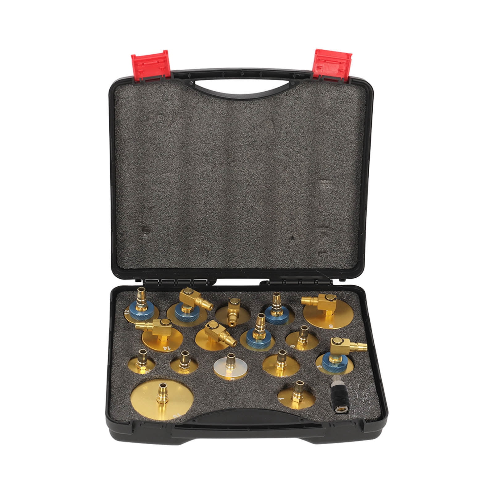 17pcs Brake Master Cylinder Bleeder Aluminum Alloy Brake Bleeder ...