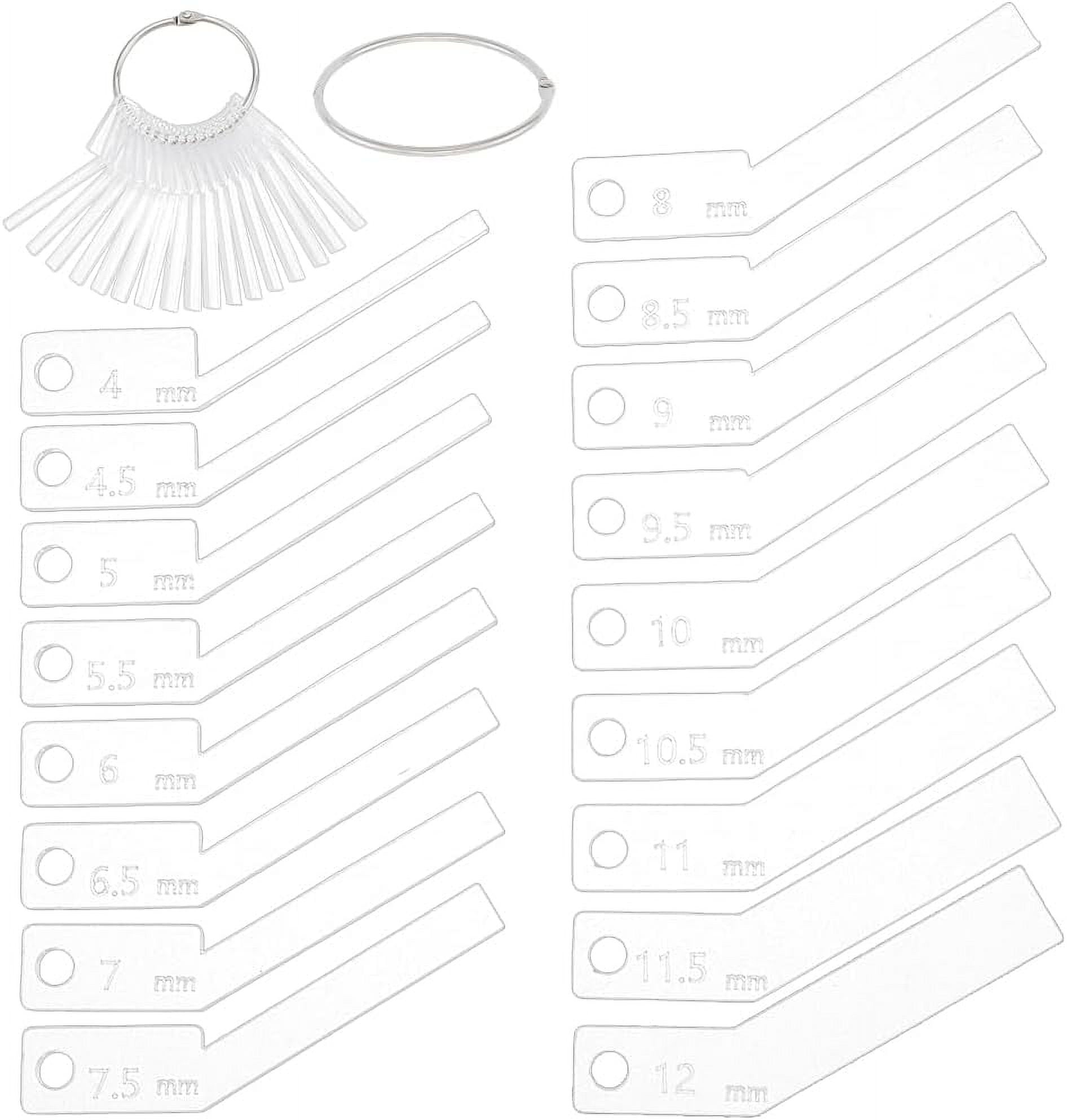 17pcs Clear Focal Test Ruler Laser Cutting & Engraving Gauge Acrylic ...