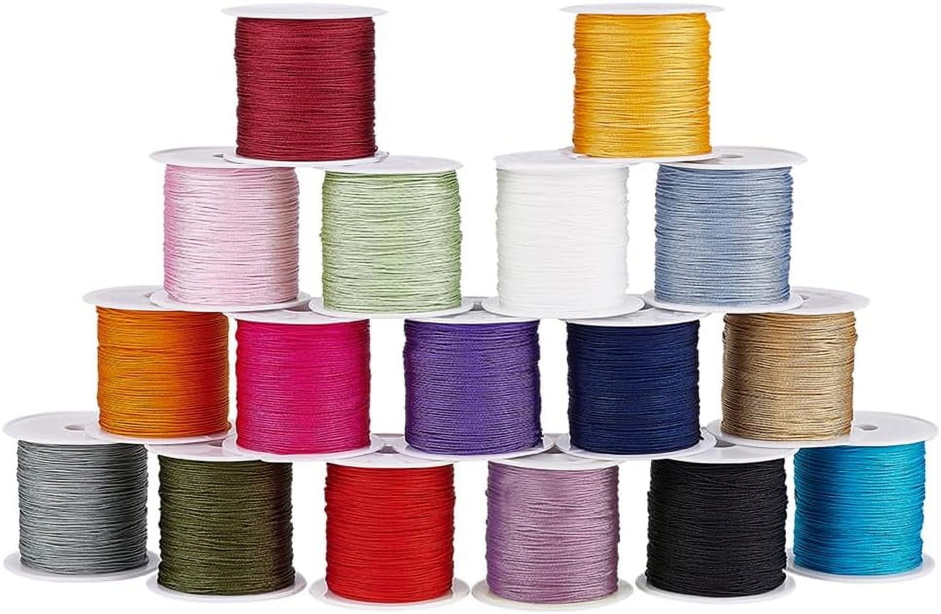 17rolls 17 colors Cotton Thread Chinese Knotting Cord for Woven ...