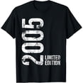 17th Birthday 17 Years Boy Girl Retro Vintage 2005 Gift T-Shirt ...