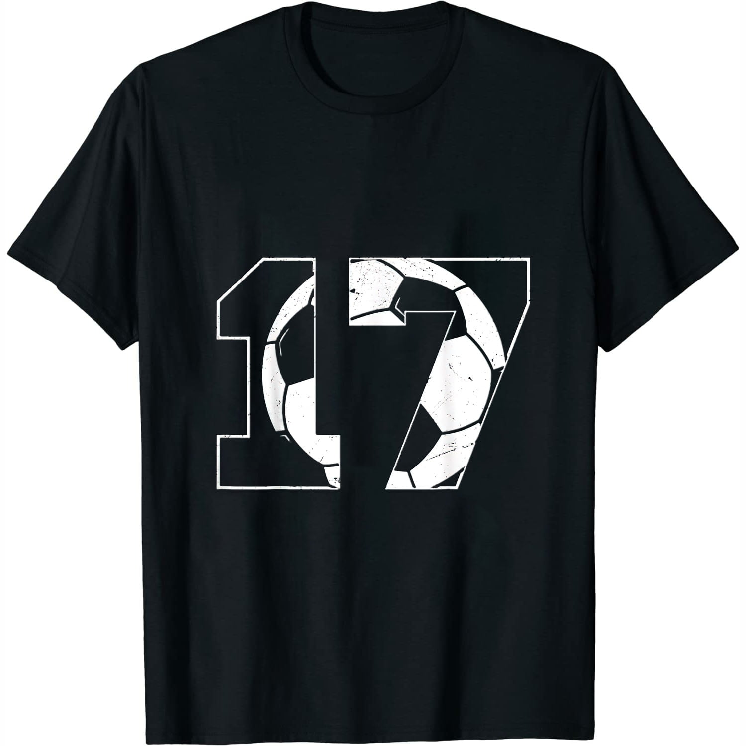 17th Birthday Boy Soccer Player Football 17 Years Old Womens T-Shirt ...