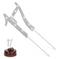 17th Birthday Party Rhinestone Cake Insert (silver) Picks Banquet ...