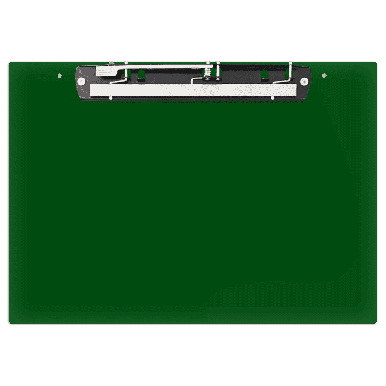 17x11 Clipboard Acrylic Panel Featuring an 11" Hinge Clip Green ...
