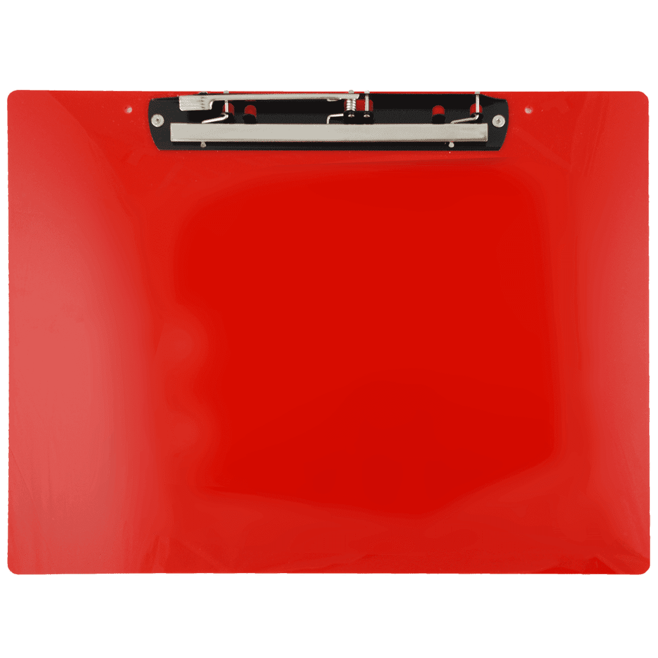 17x11 Clipboard Acrylic Panel Featuring an 11" Hinge Clip Red - Walmart.com