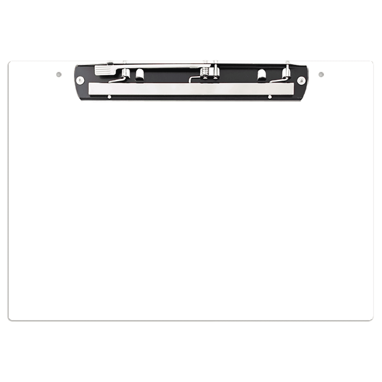 17x11 Clipboard Acrylic Panel Featuring an 11" Hinge Clip White ...