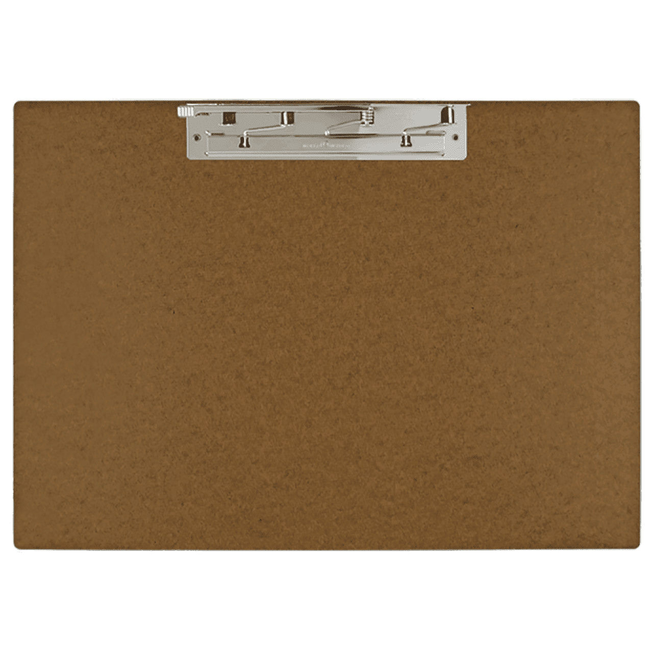 17x11 Clipboard Hardboard Panel Featuring an 8" Hinge Clip Brown ...