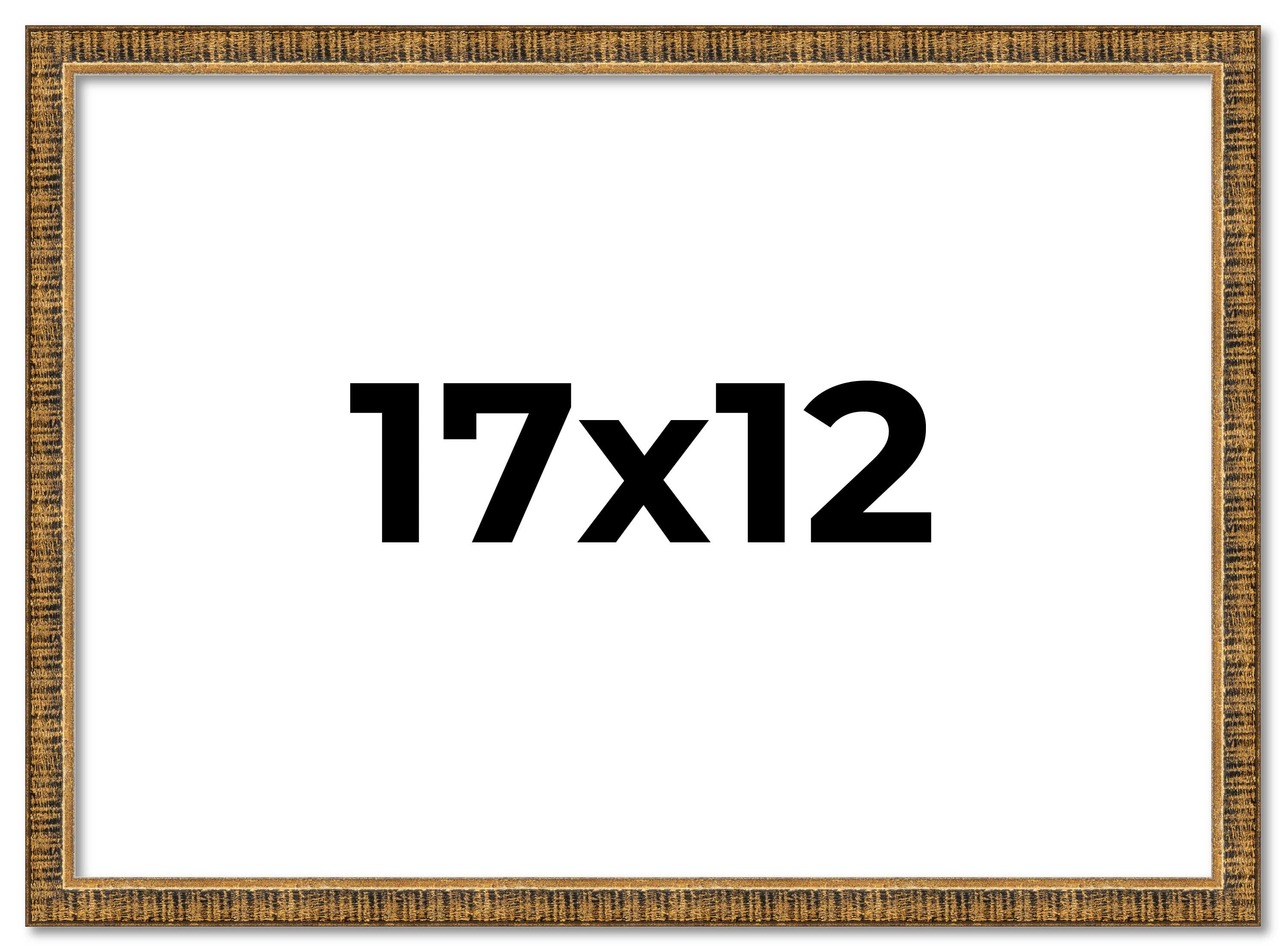 17x12 Frame Gold Picture Frame - Complete Modern Photo Frame Includes ...