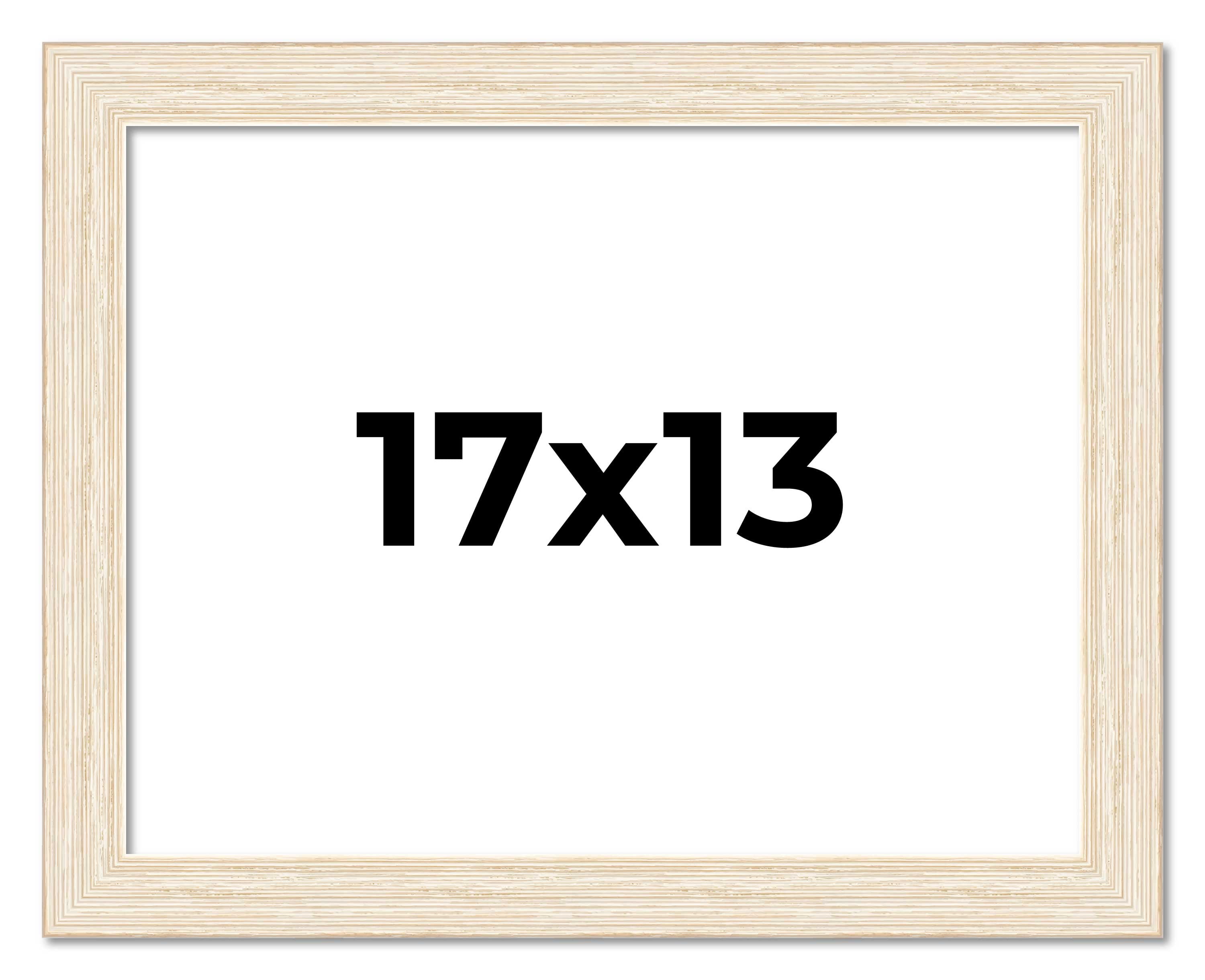 17x13 Frame White Barnwood Picture Frame - Modern Photo Frame Includes ...