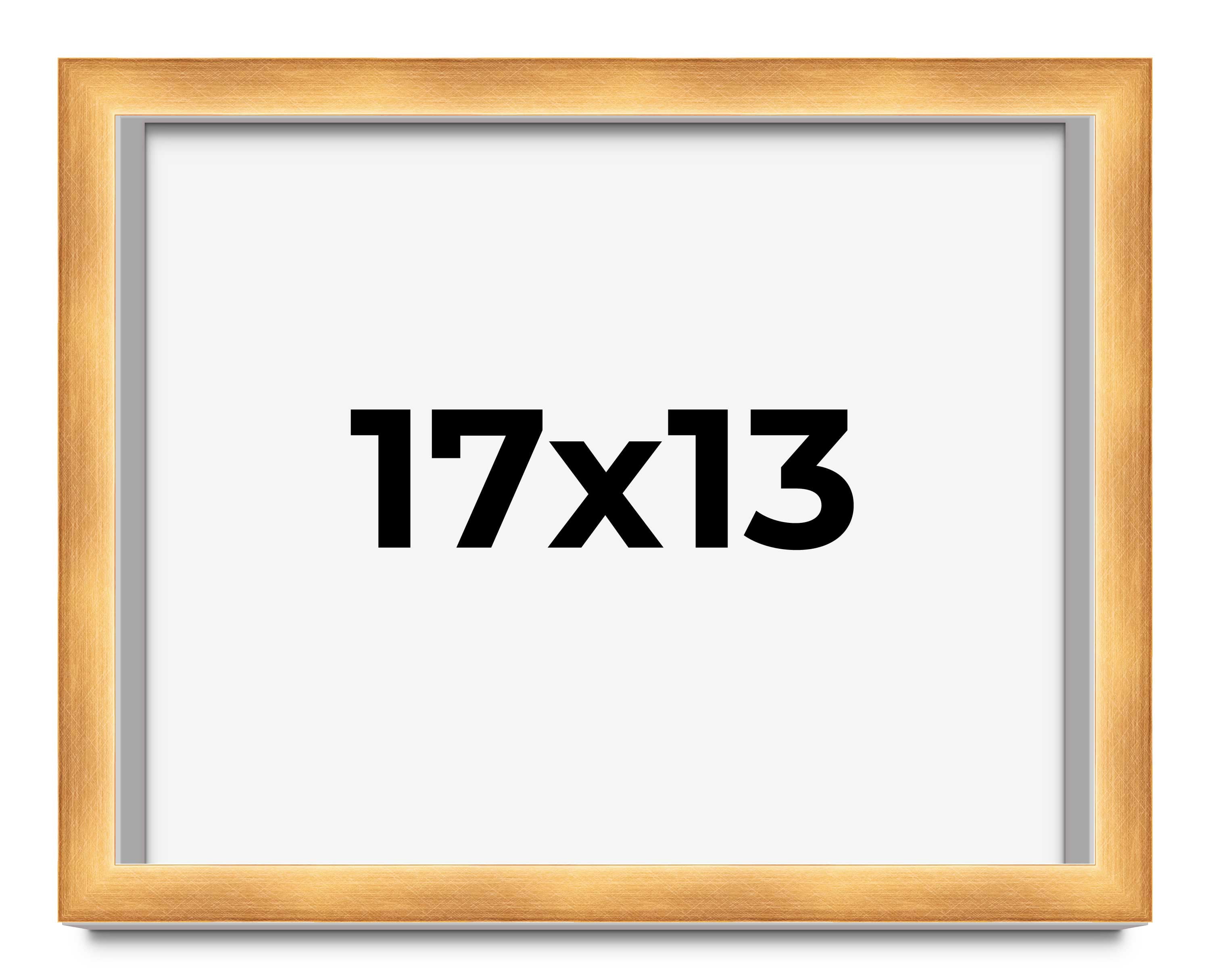 17x13 Shadow Box Bronze Cross-Brushed Display Frame | 1.625 Inches Deep ...