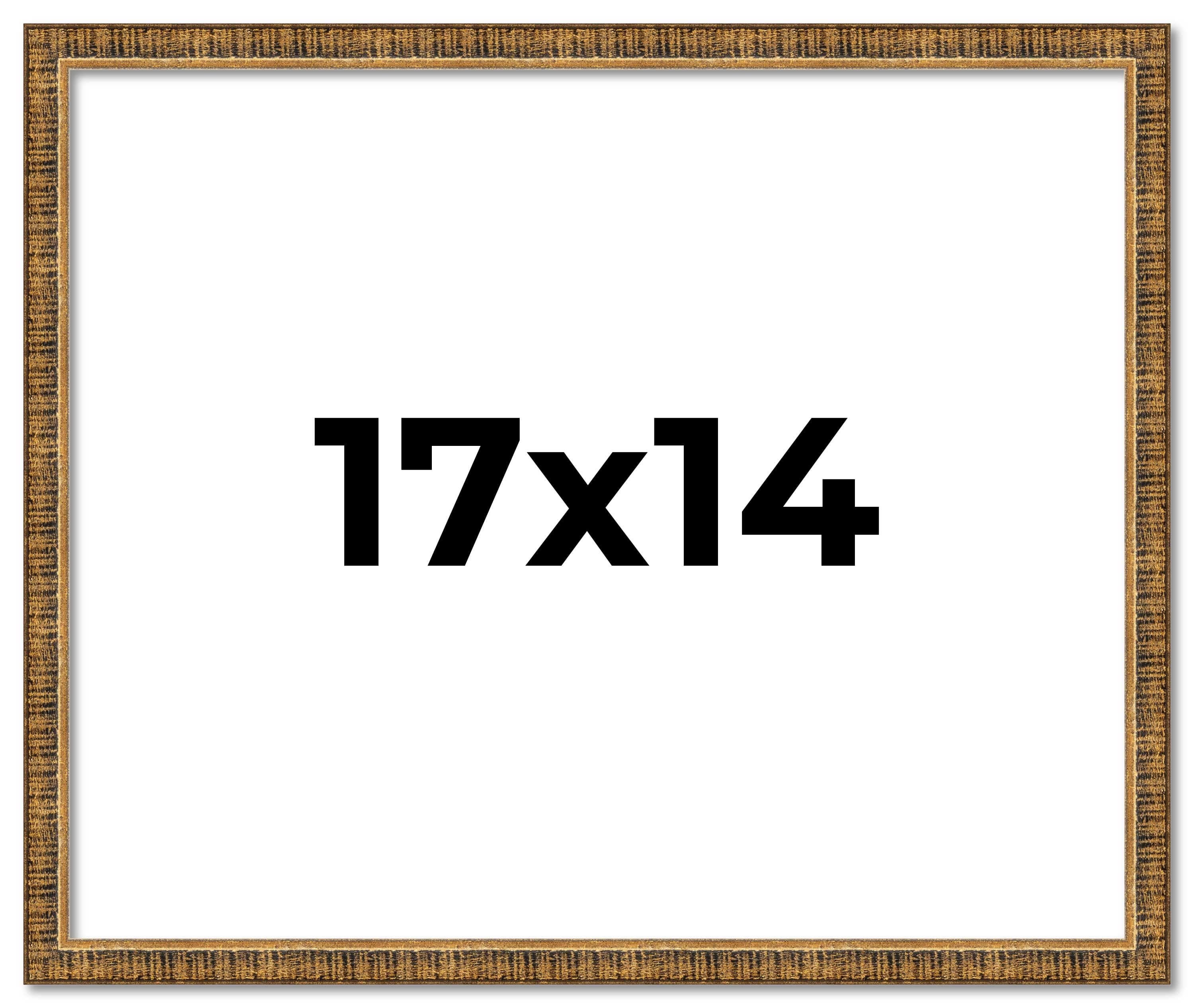 17x14 Frame Gold Picture Frame - Complete Modern Photo Frame Includes ...
