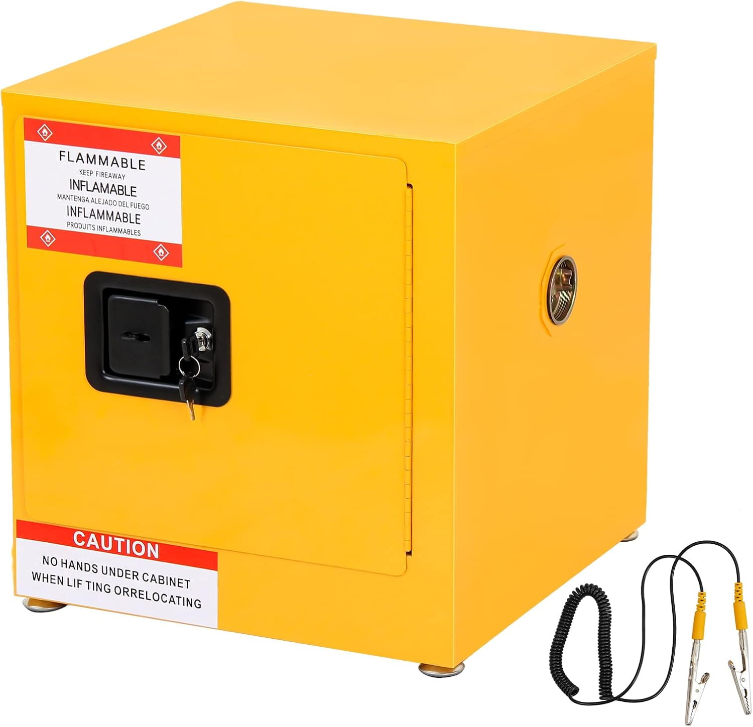 17x17x18 inch Double-Walled Fire Safety Cabinet, Heavy Duty Steel with ...