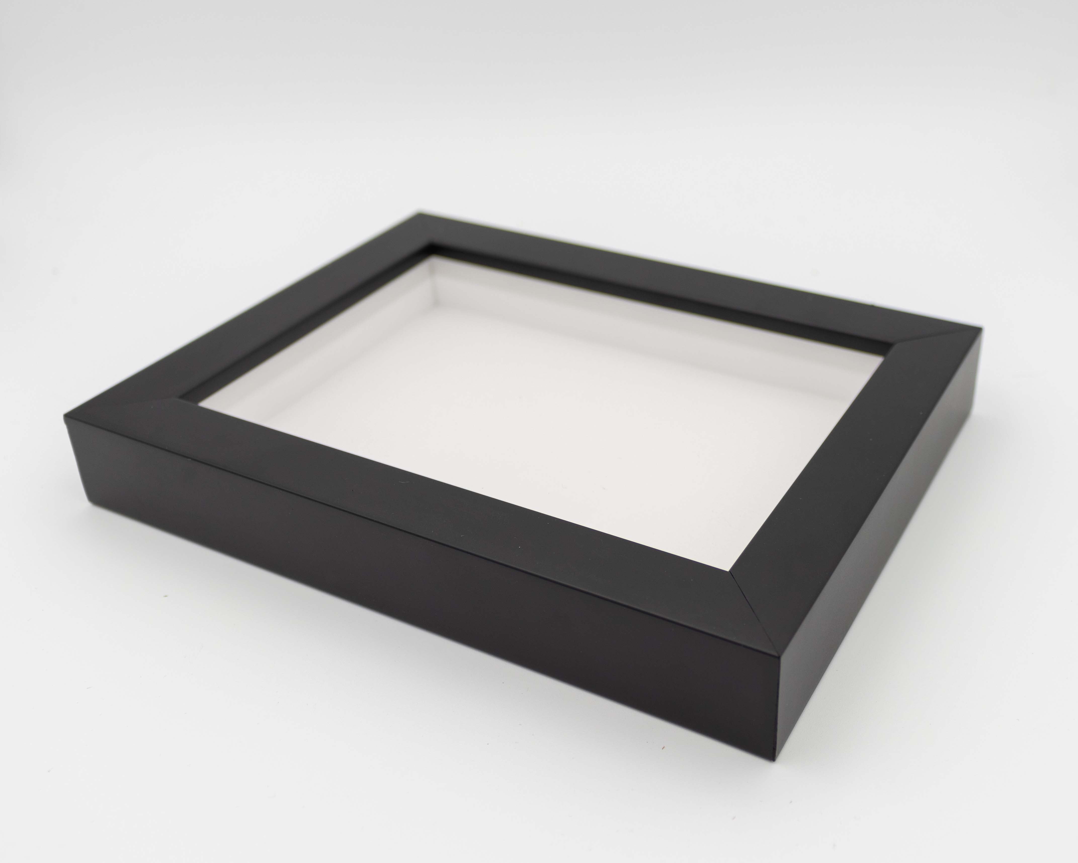 17x20 Black Shadowbox Frame - Shadow Box Frame Interior Size 17x20 by 1 ...