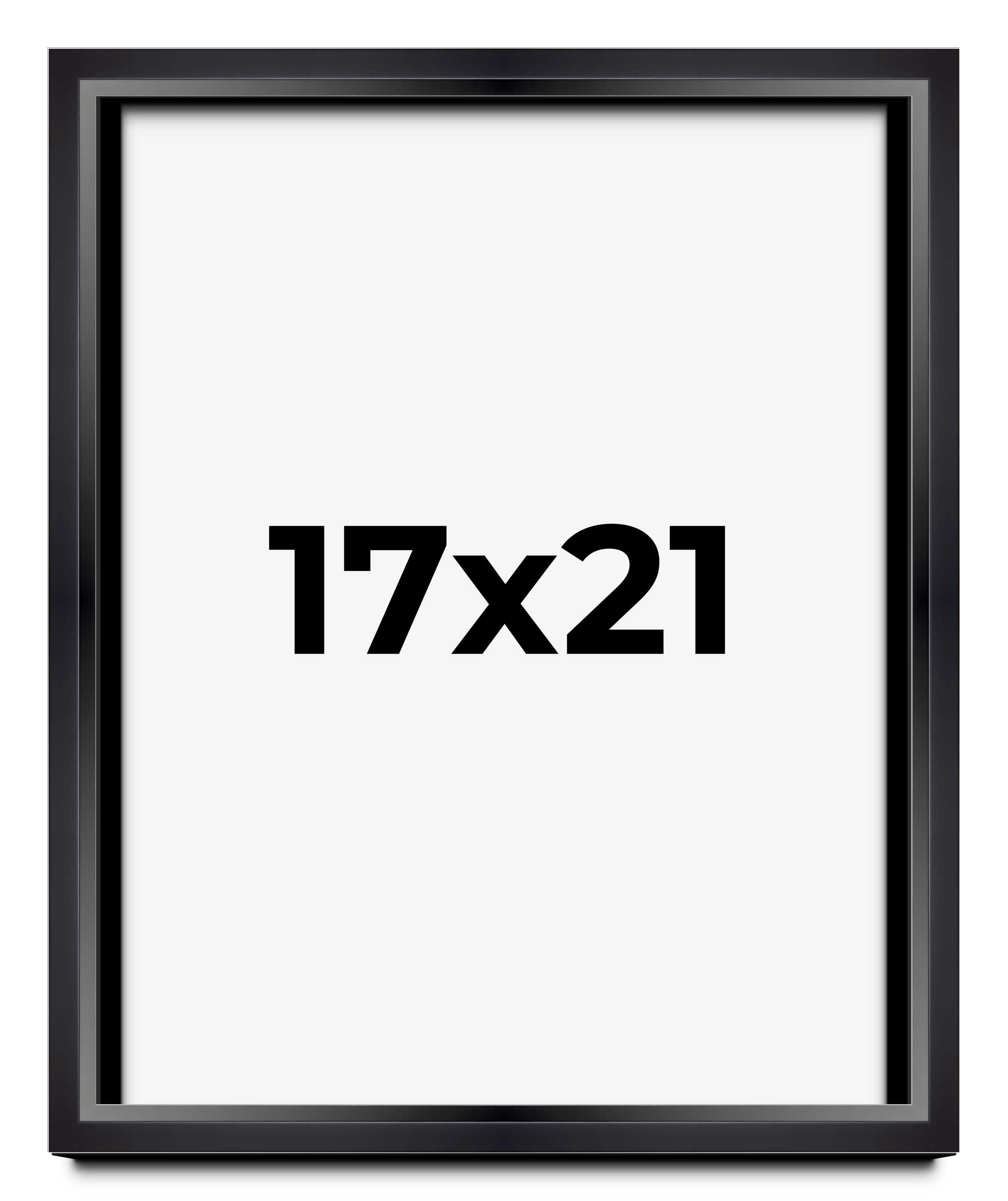 17x21 Black Shadowbox Frame - Interior Size 17x21 by 1.5 Inches - Made ...