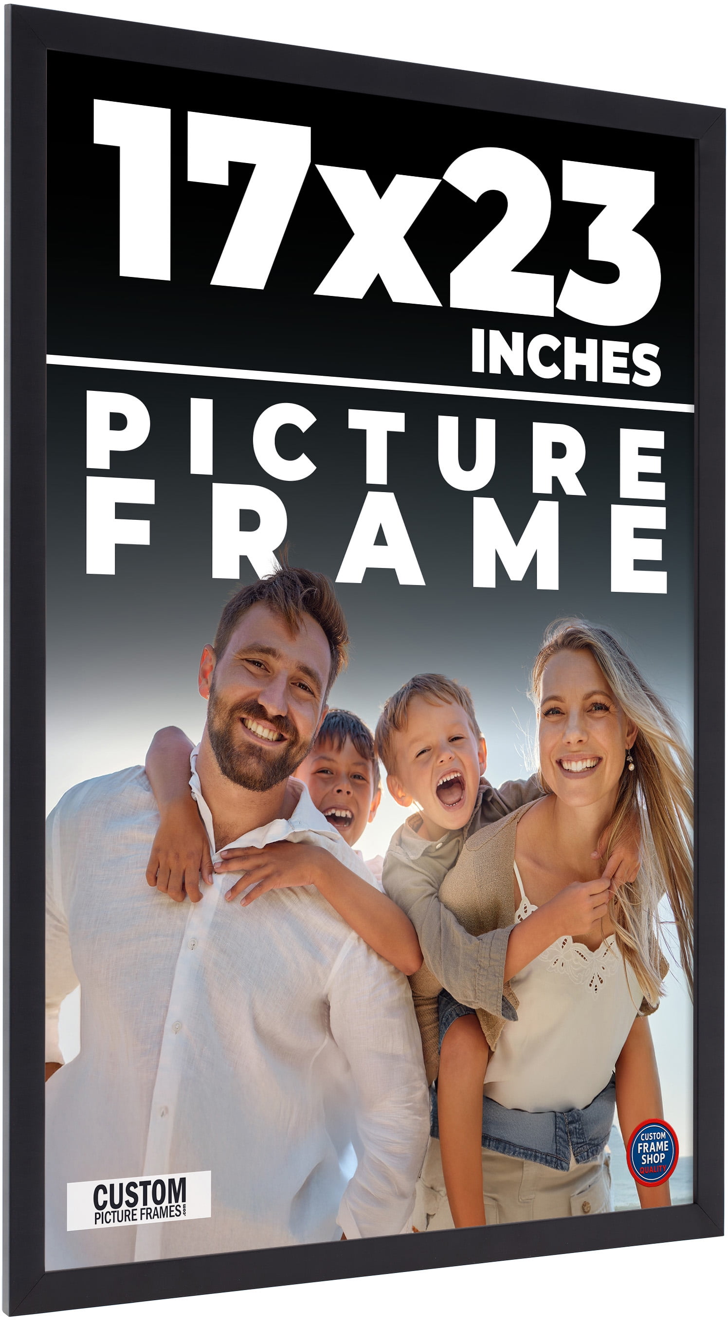 17x23 Frame Black Real Wood Picture Frame Width 0.75 inches | Interior ...