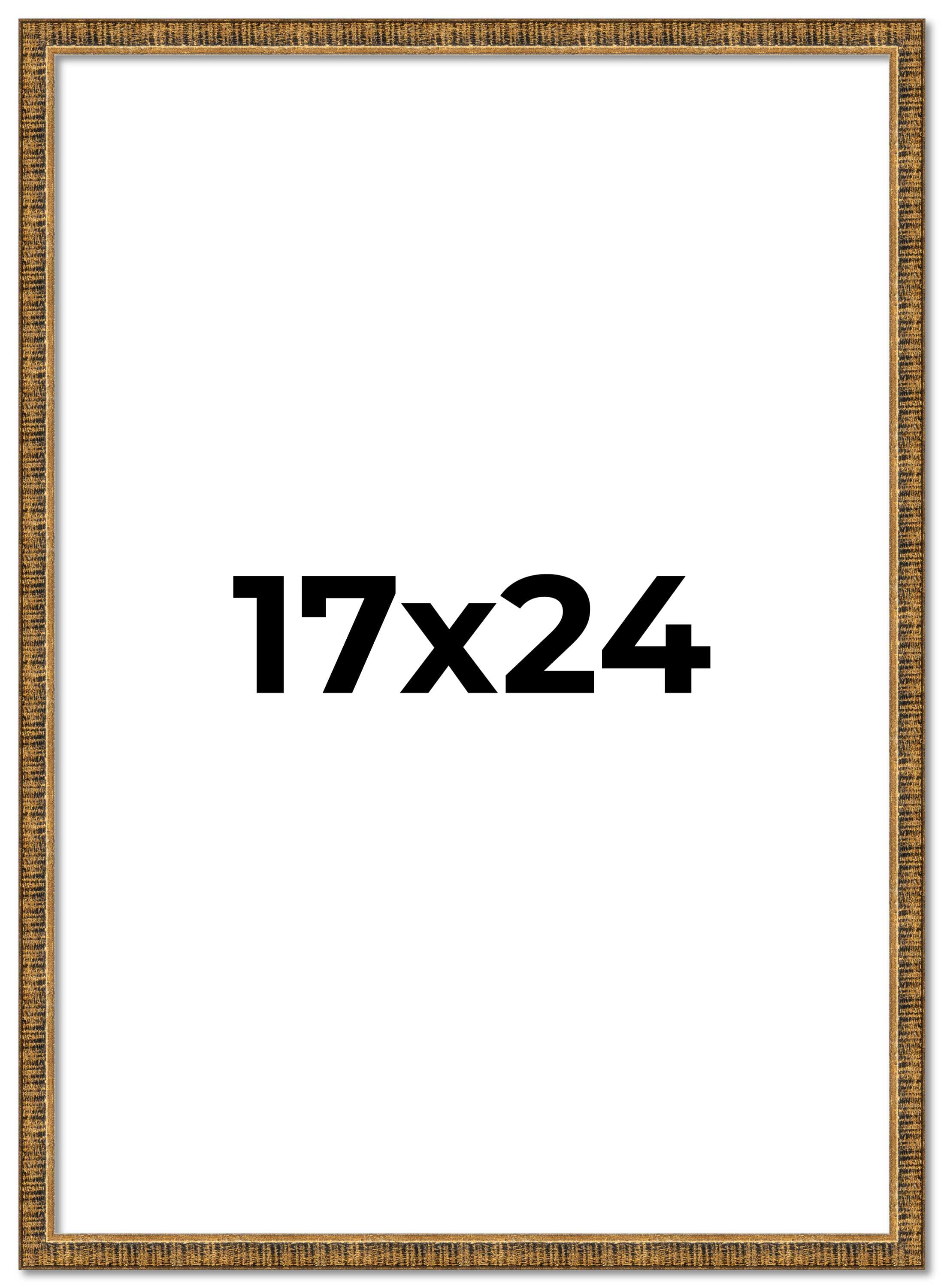17x24 Frame Gold Picture Frame - Complete Modern Photo Frame Includes ...