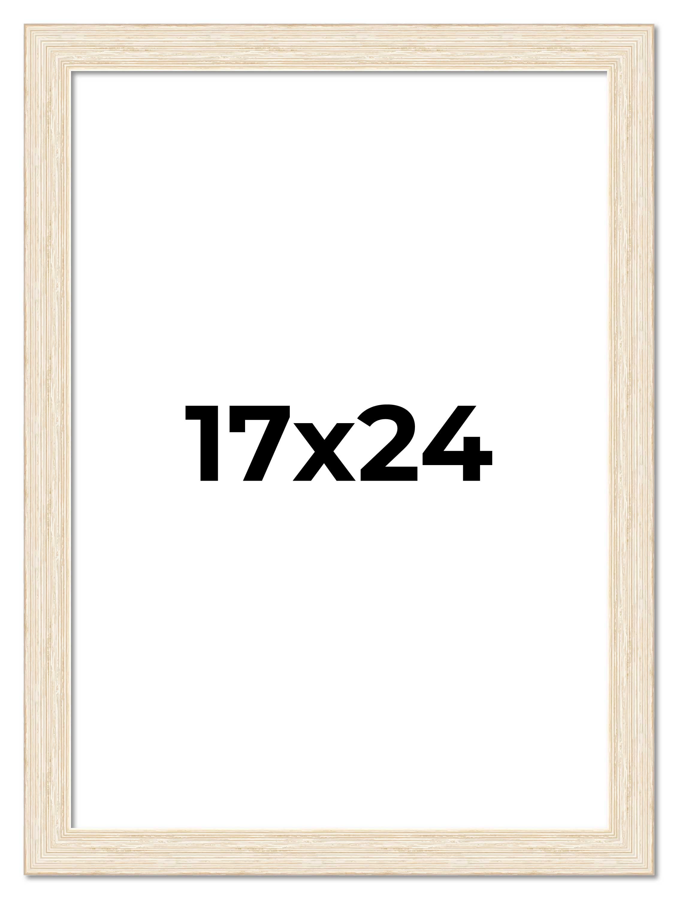 17x24 Frame White Barnwood Picture Frame - Modern Photo Frame Includes ...