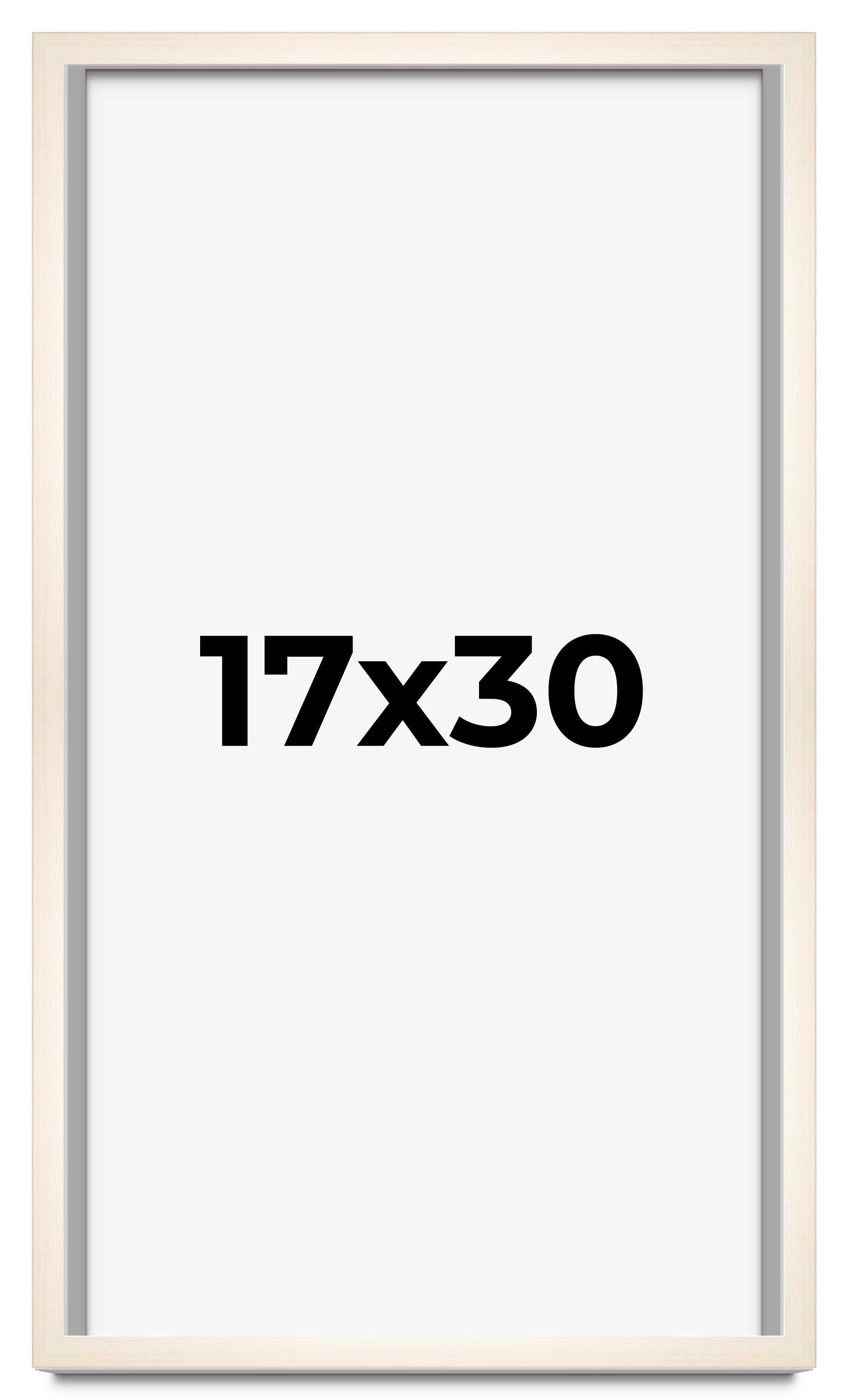 17x30 Shadow Box Cream of Wheat White Washed Display Frame | 0.875 ...