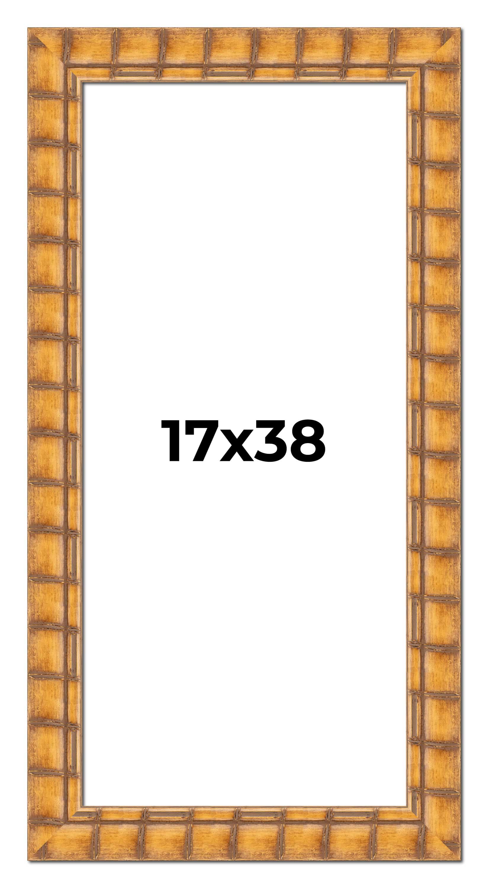 17x38 Frame Beige Real Wood Picture Frame Width 3 inches | Interior ...