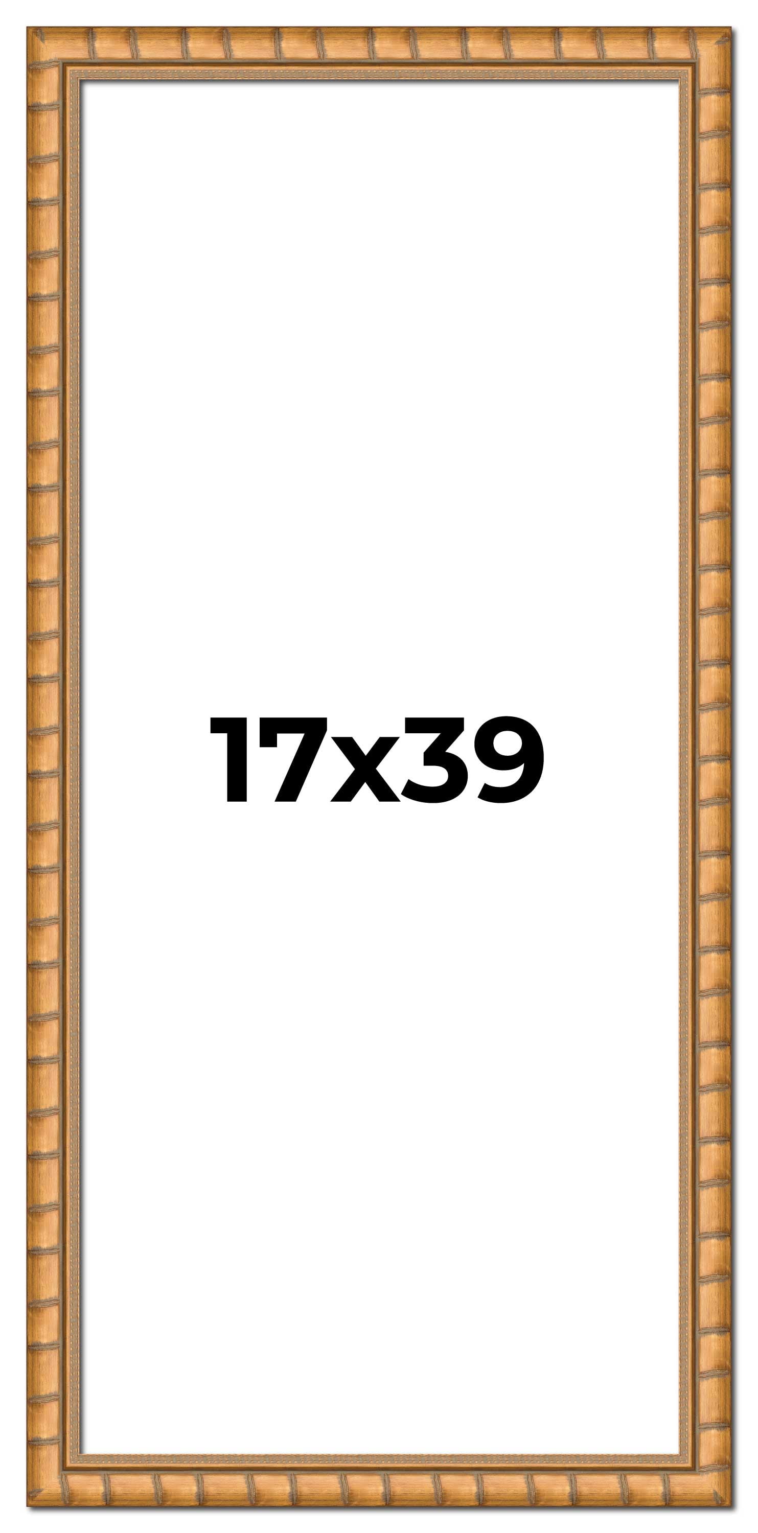 17x39 Frame Gold Real Wood Picture Frame Width 1.5 inches | Interior ...