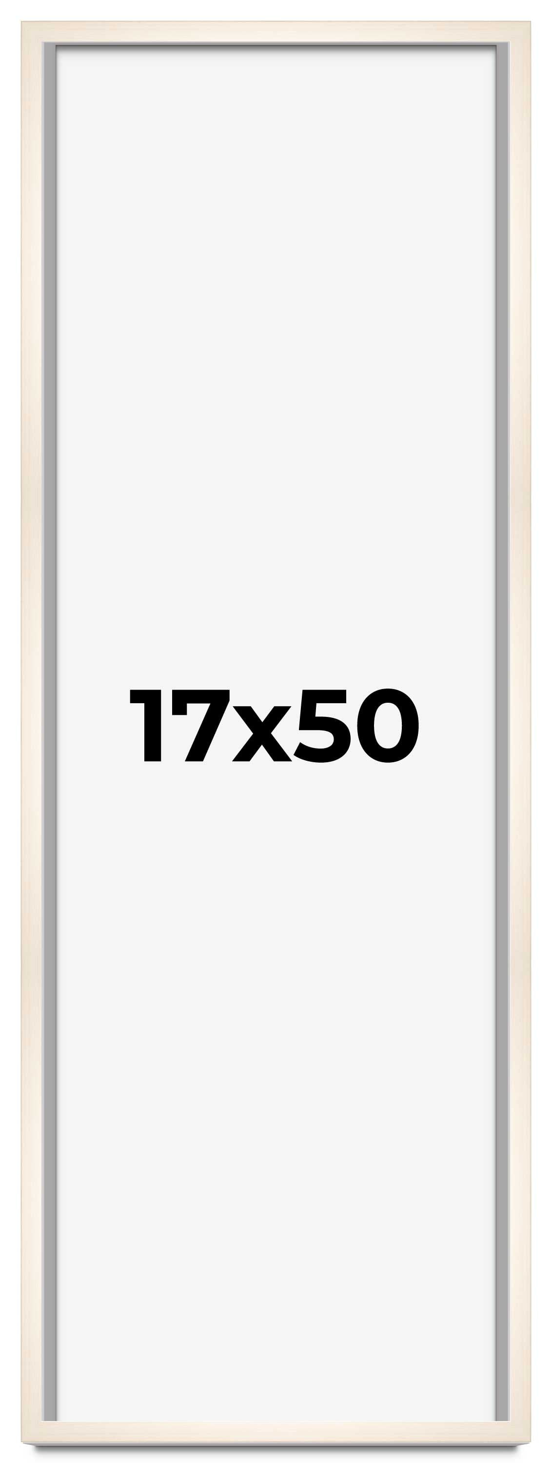 17x50 Shadow Box Cream of Wheat White Washed Display Frame | 0.875 ...