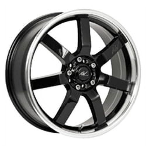 17x7.5 ICW Racing 213MB Osaka Blk Machined Wheel 4x100/4x4.5 (42mm ...