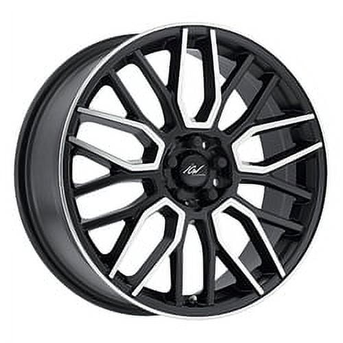 17x7.5 ICW Racing 218MB Drone Blk Machine Wheel 5x105/5x110 (42mm ...