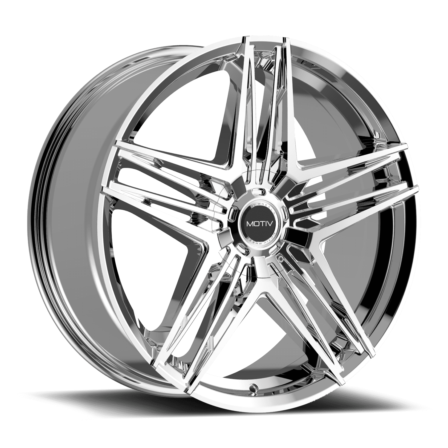 17x7.5 Motiv 440C Lunar Chrome Wheel 5x4.5/5x120 (40mm) - Walmart.com